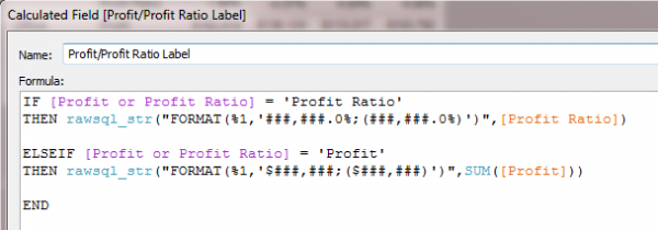Create A Basic Kpi Chart And Calculated Field Formatting In Tableau 8730